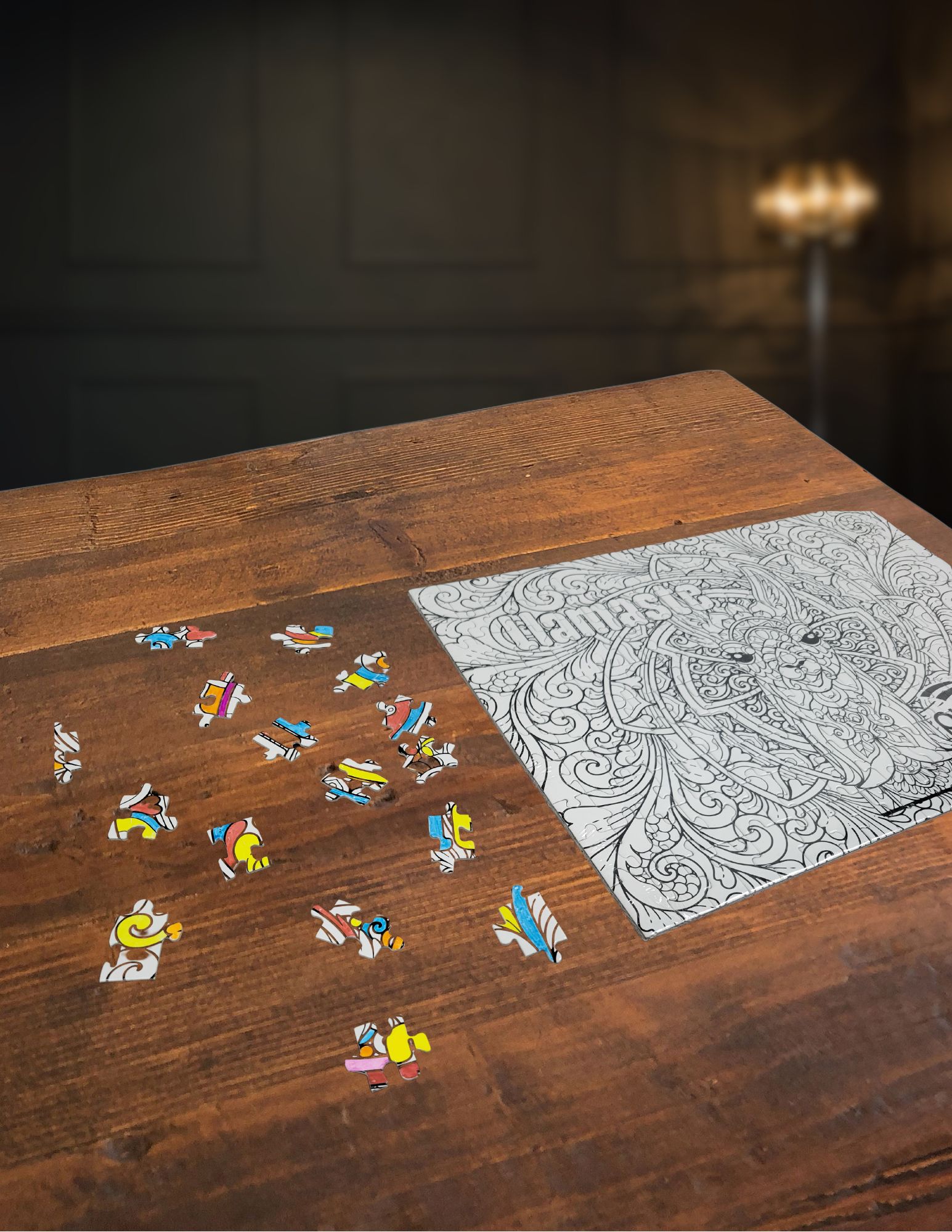 200 Pieces - 11" x 16" - Color Splash Custom Puzzle | Pro Towels